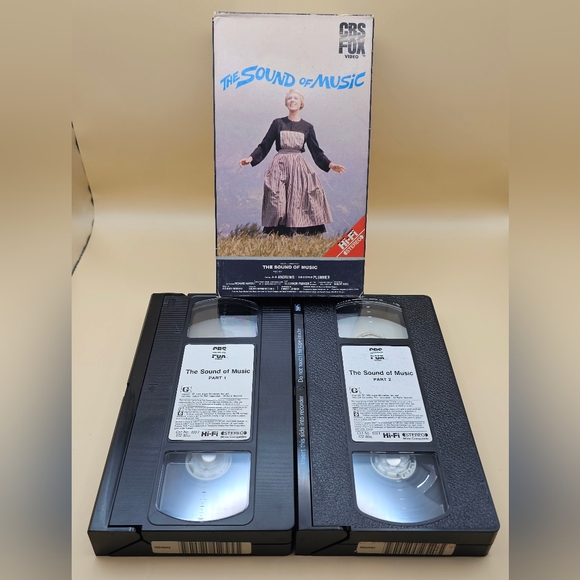 CBS FOX Video | Other | The Sound Of Music Vhs 2 Tape Set Vintage 986 ...